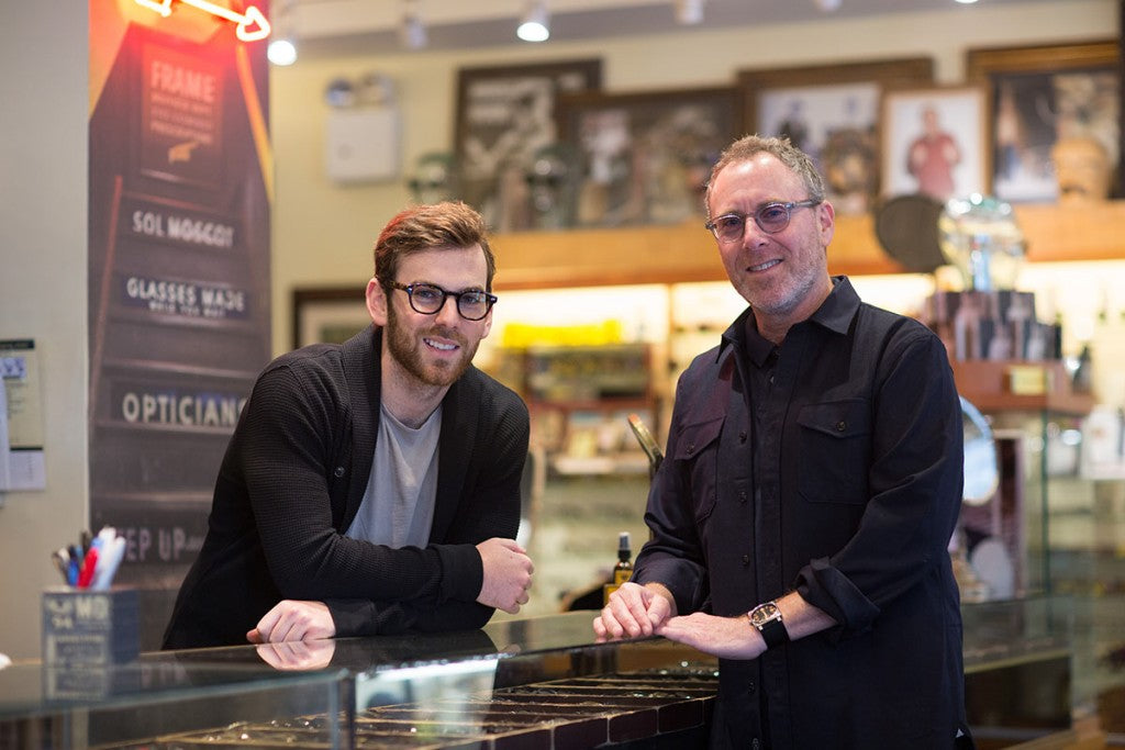 Harvey & Zack Moscot featured in Barneys | MOSCOT