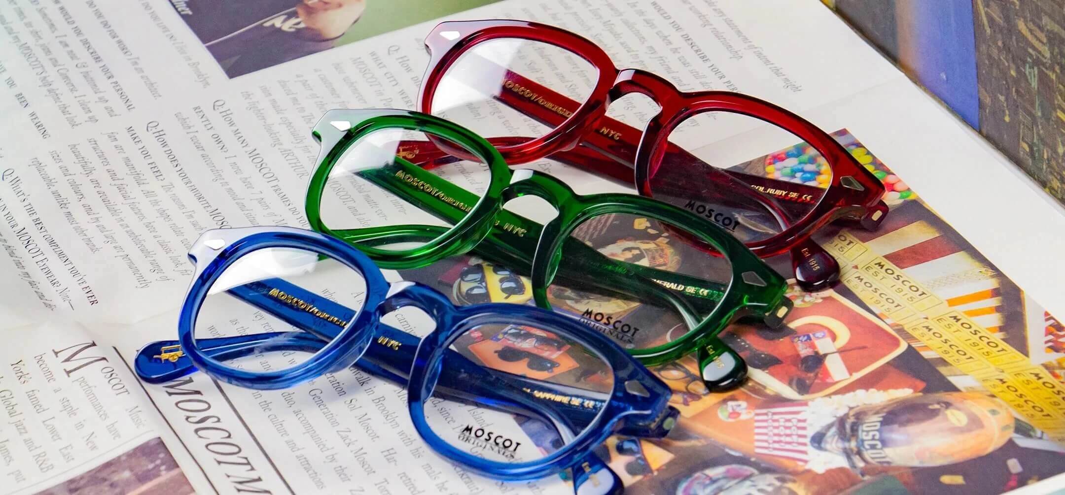 Colorful Eyeglasses & Sunglasses | Jewel Tone Frames | MOSCOT
