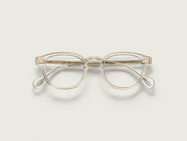 LEMTOSH 110 CRYSTAL/GOLD | MOSCOT